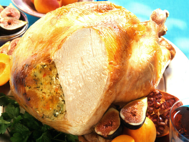 British Turkey with Saffron Couscous & Apricots - British Turkey