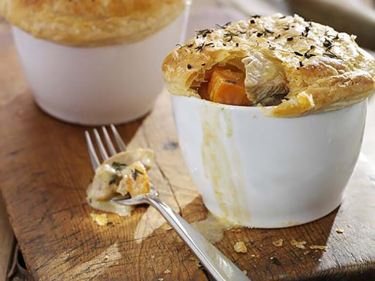 Individual Leftover Turkey & Stilton Pies - British Turkey